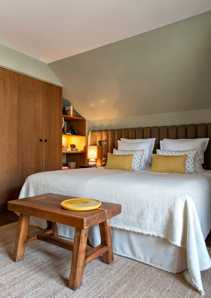 The rooms of the 5-star hotel, Auberge du Père Bise