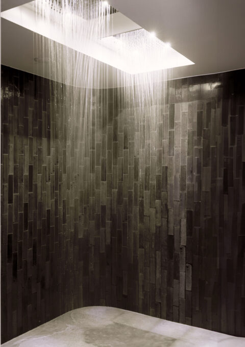 Sensory showers at the Spa at the Auberge du Père Bise